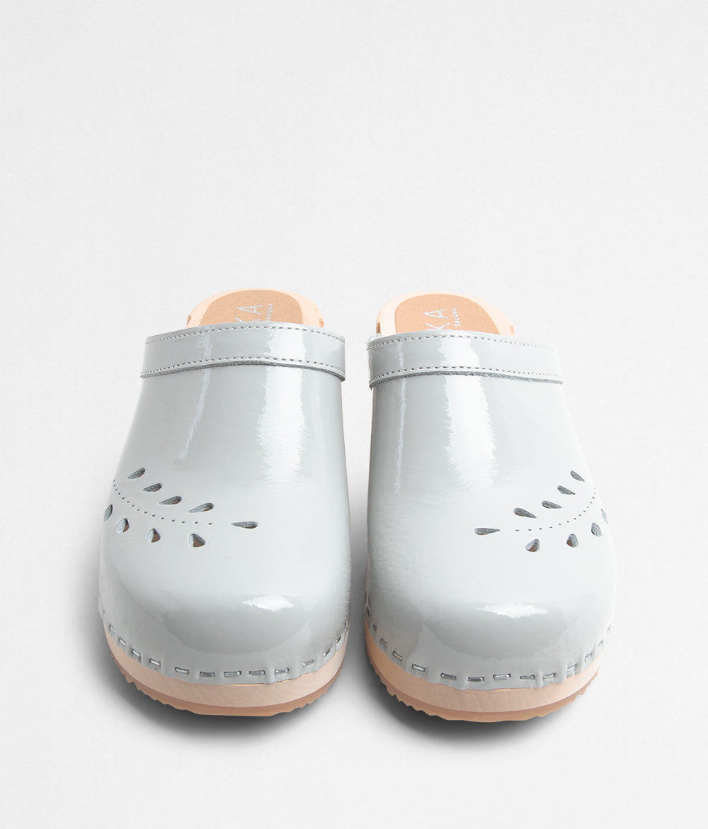 BLOMMA - PEARL GREY | VERKA CLOGS MADE IN SWEDEN - VERKA Clogs